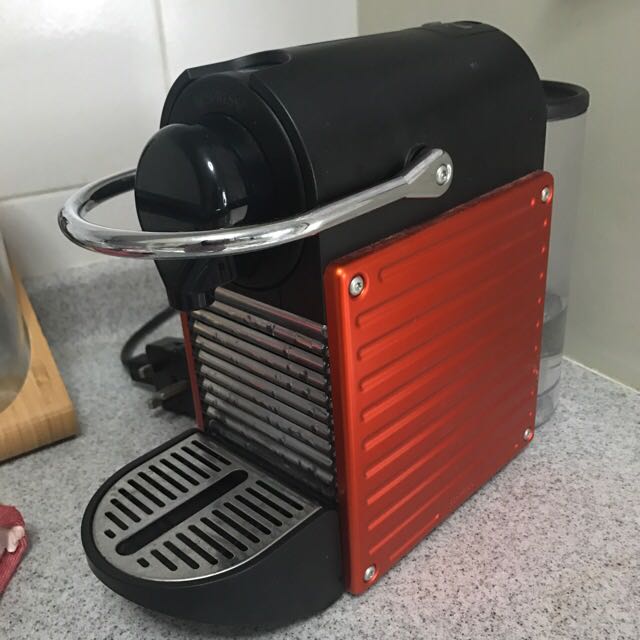 Nespresso Pixie Red Coffee Machine, TV & Home Appliances, Kitchen ...