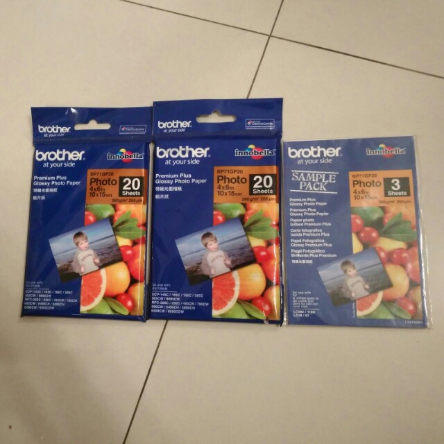 Photo Paper: Brother, Furniture & Home Living, Home Decor, Frames ...