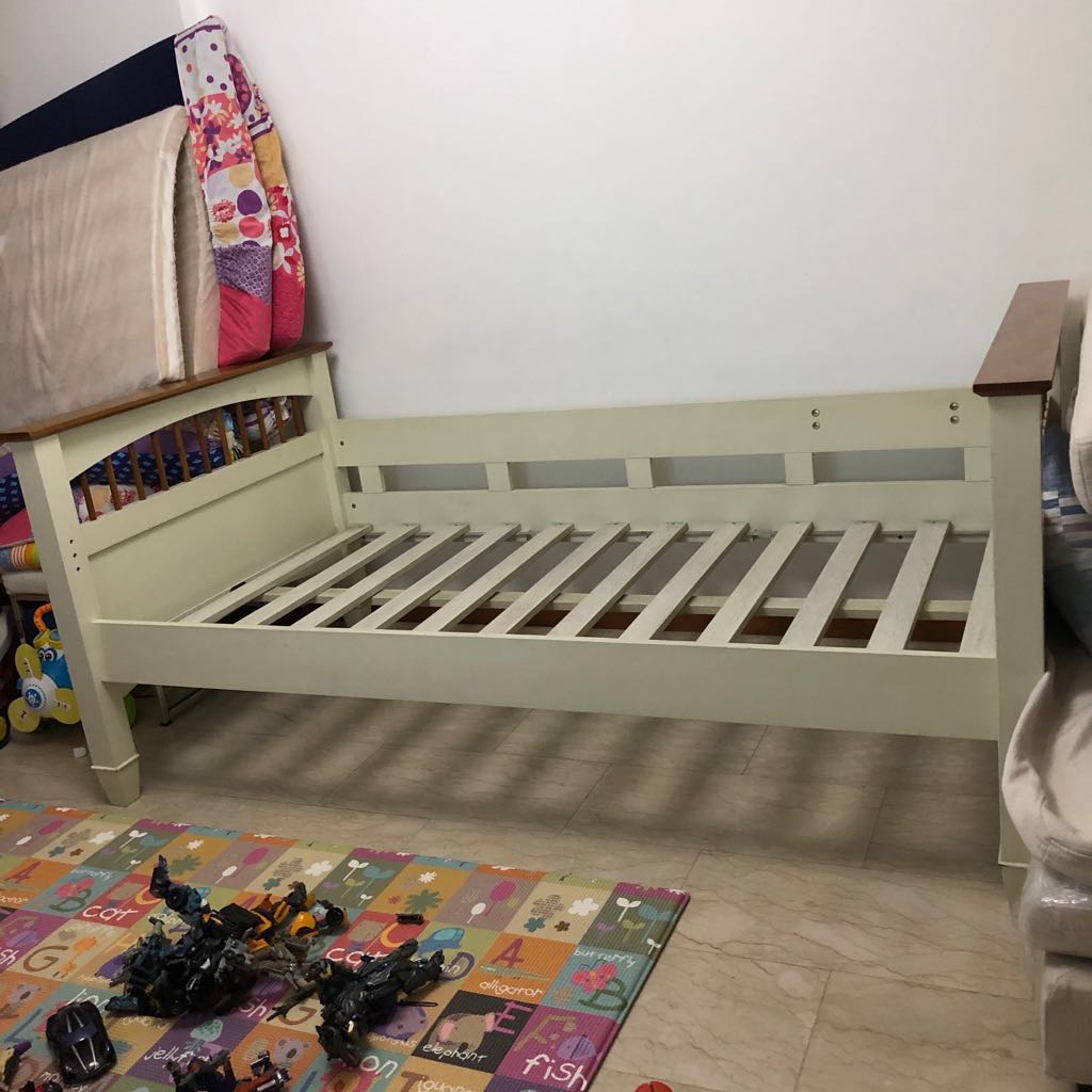 Super Single Bed Frame- very sturdy!, Furniture & Home Living ...