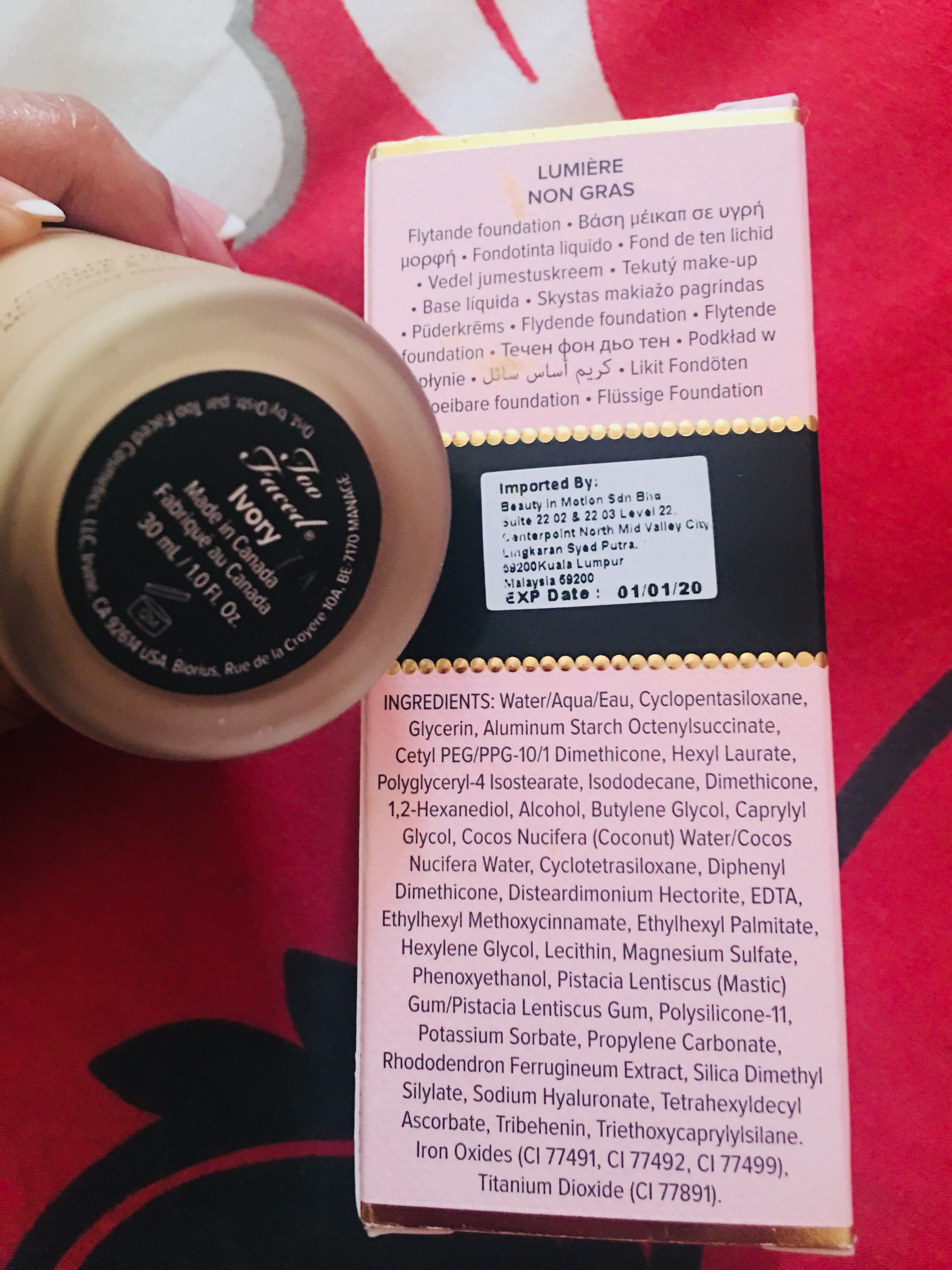 Too Faced Born This Way Foundation - IVORY, Beauty & Personal Care ...