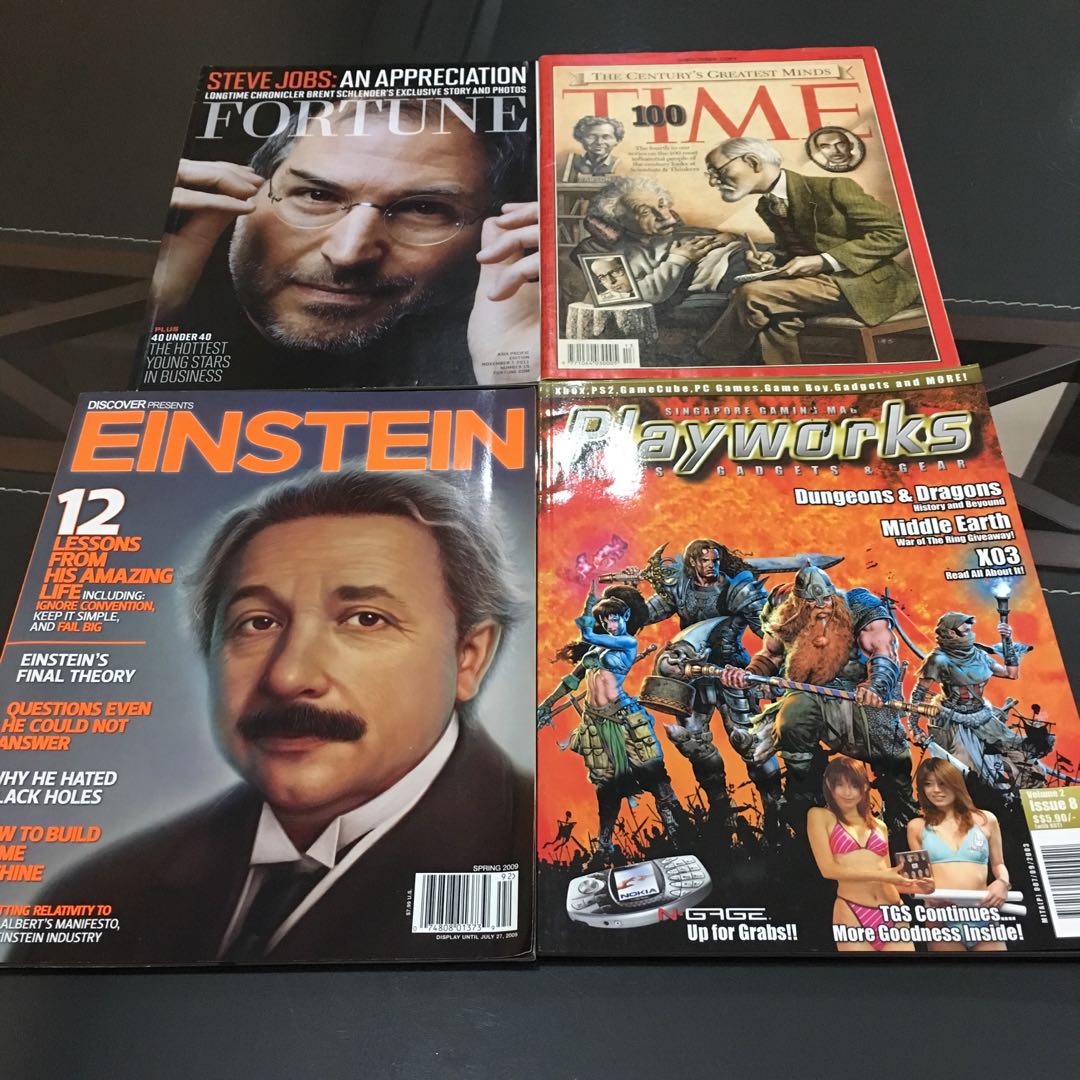 Good Used Fortune Einstein Time Steve Jobs Apple Playworks Play Works ...