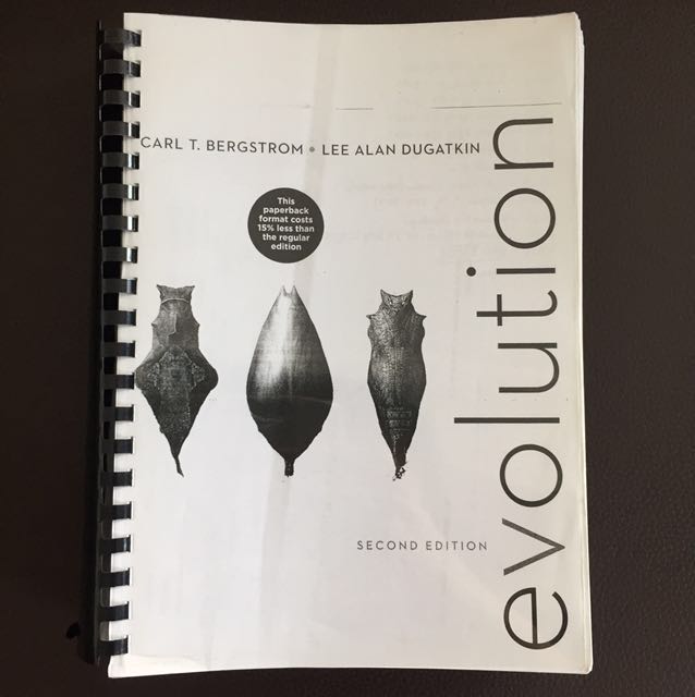 LSM1105 Textbook: Evolution (Second edition); Carl T. Bergstrom, Lee Alan Dugatkin, Hobbies ...