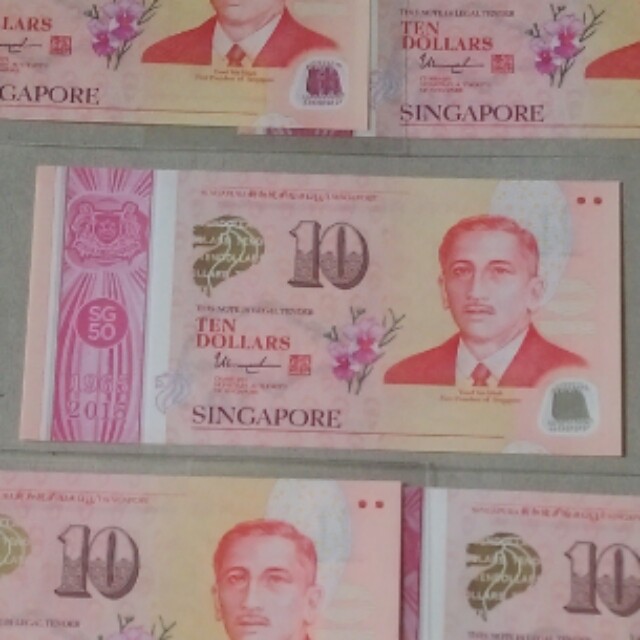 SG50 Singapore $10 commemorative notes set, Hobbies & Toys ...