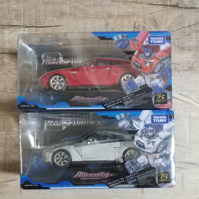 Transformers Alternity Convoy/optimus (red & silver) Nissan r35 skyline ...
