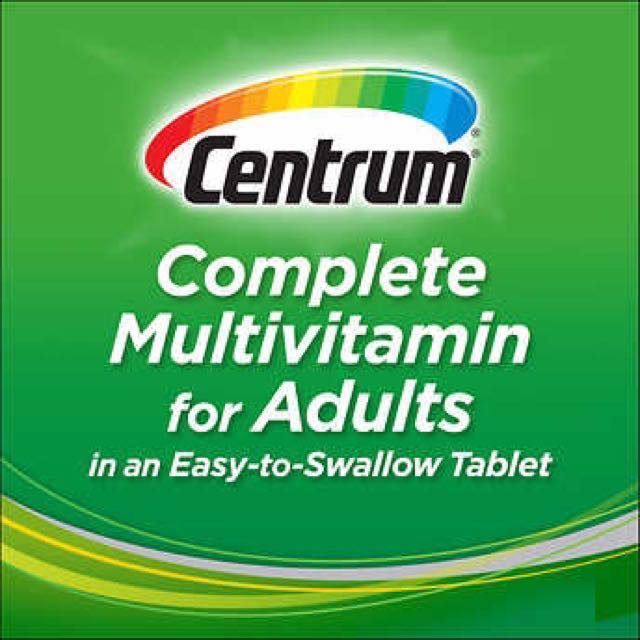 Centrum Adults Multivitamin 425 Tablets, Health & Nutrition, Health ...