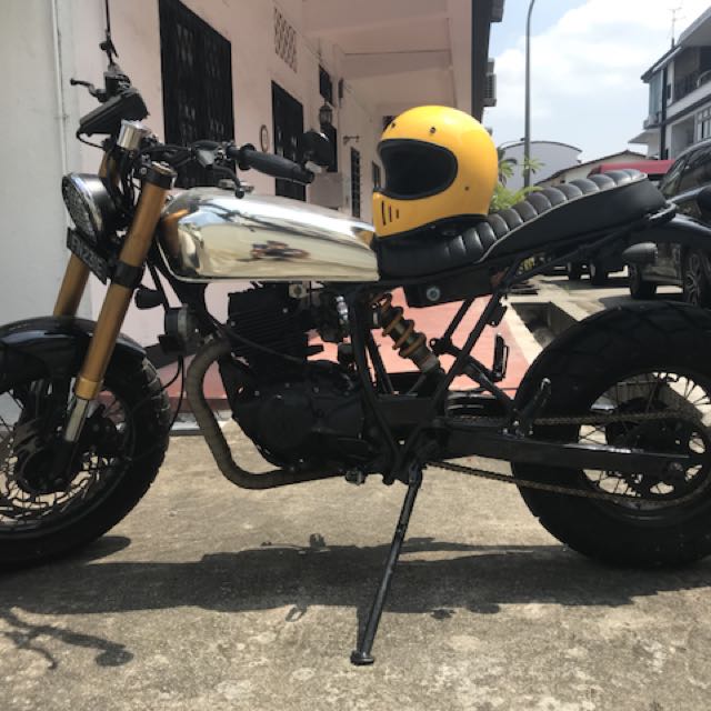 Custom TW200, Motorcycles, Motorcycles for Sale, Class 2B on Carousell