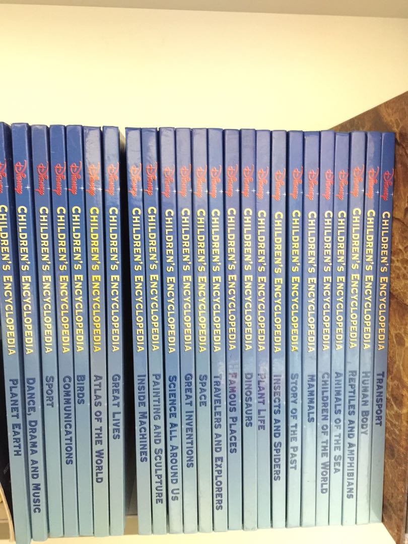 Disney children encyclopedia set of 24, Hobbies & Toys, Books ...