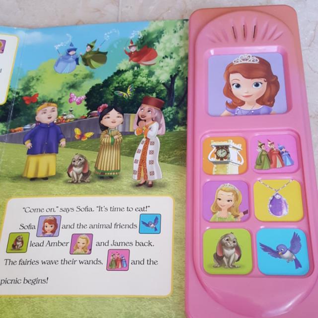 Disney Sofia The First Royal Picnic Play-A-Sound Board Book, Hobbies & Toys, Books & Magazines ...