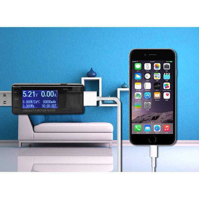 Multifunction 4-30V Digital LCD display USB Power Bank Charger Capacity ...