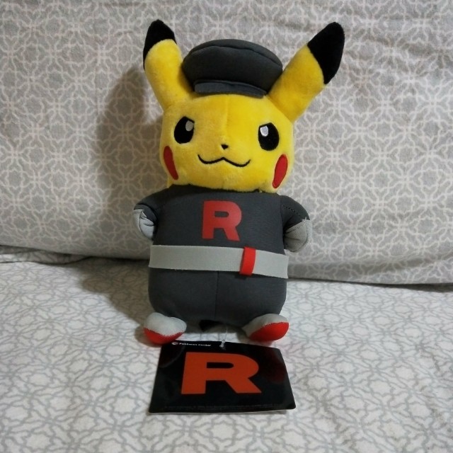 Pikachu in Team Rocket Costume, Hobbies & Toys, Toys & Games on Carousell