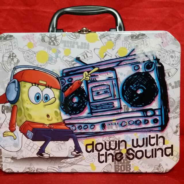 Spongebob Tin Lunch Box, Babies & Kids, Nursing & Feeding, Weaning ...