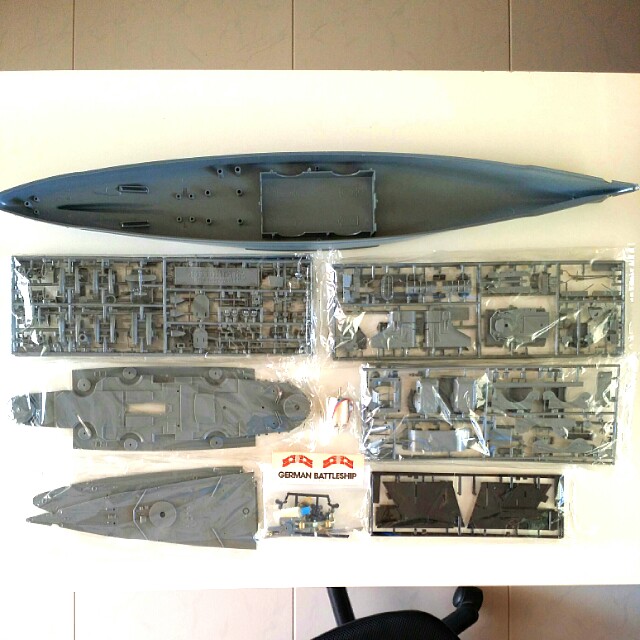 1/350 Tamiya DKM German Battleship Bismarck - Motorised Version ...