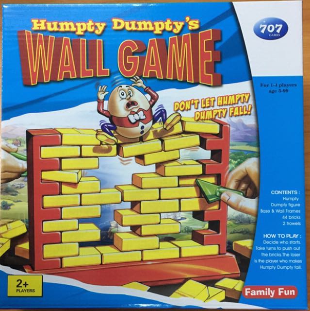 全新 Humpty Dumpty Wall Game, 興趣及遊戲, 玩具 & 遊戲類 - Carousell