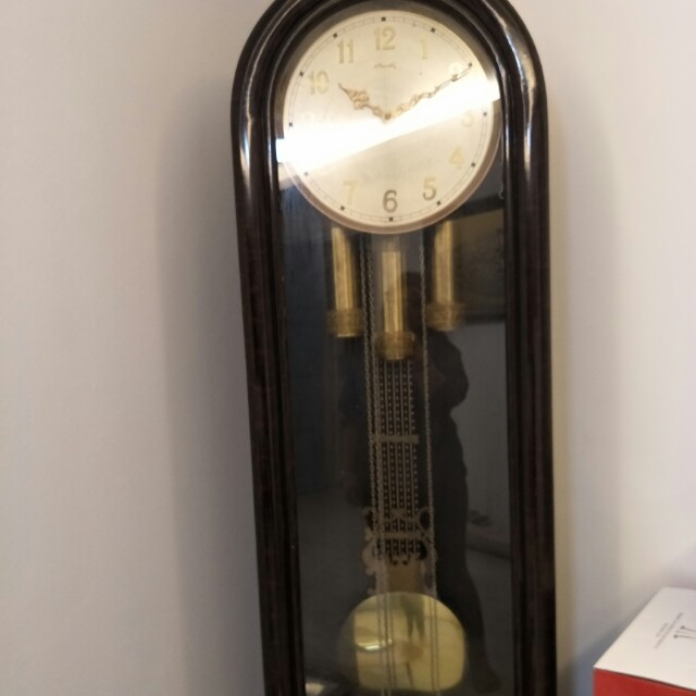 Erhard Jauch Grandfather Clock, Furniture & Home Living, Home Decor ...