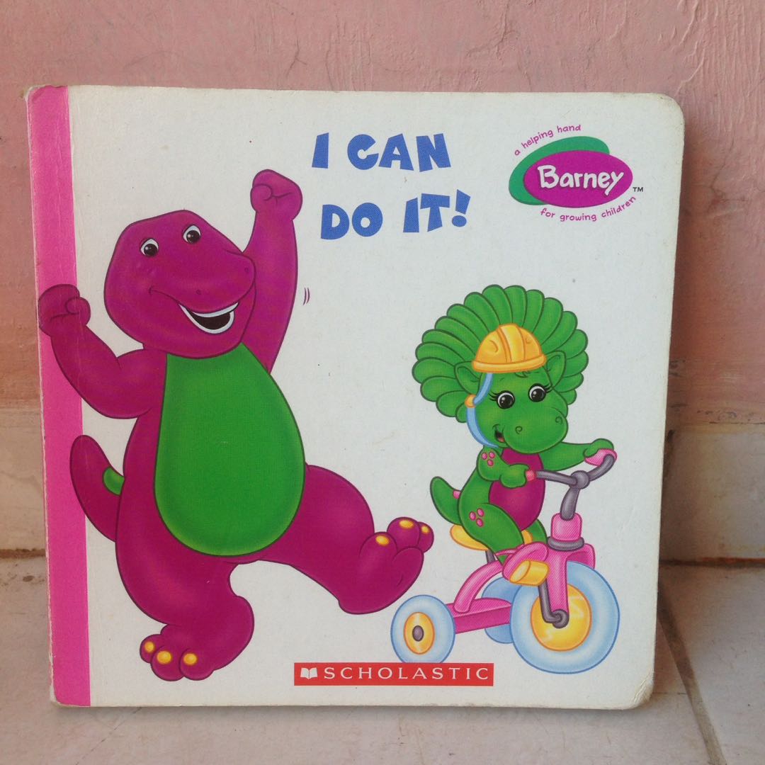 Board Book Barney - I can do it - Scholastic, Buku & Alat Tulis, Buku ...