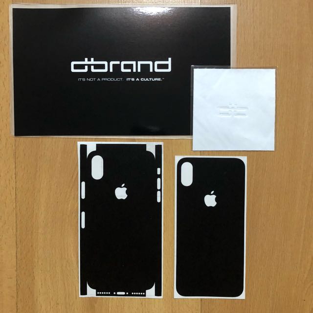 dbrand iPhone X Skin (Hyperblack Titanium), Mobile Phones & Gadgets ...