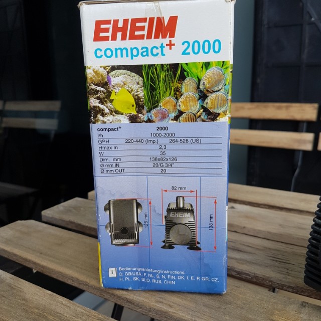 EHEIM compact+ 2000, Pet Supplies, Homes & Other Pet Accessories on ...