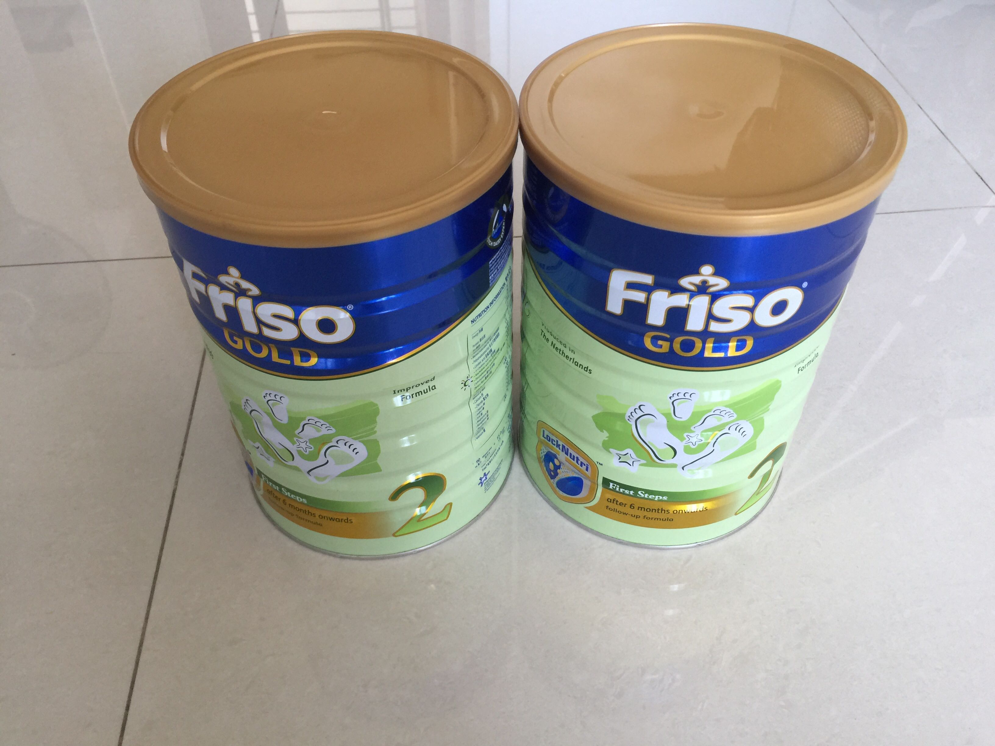 Friso Gold Stage 2, 1.8kg, 2 Tins plus half tin for free. Milk powder ...