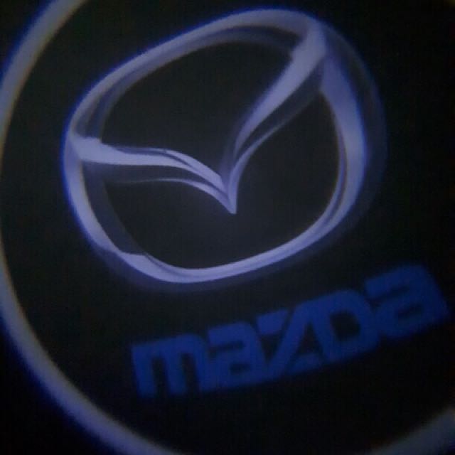 Mazda logo door light, Car Accessories on Carousell