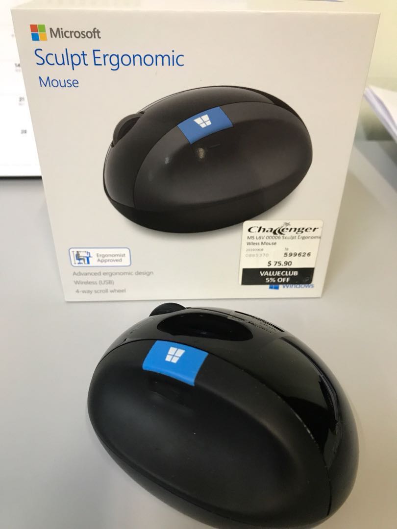 Microsoft Sculpt Ergonomic Mouse, Computers & Tech, Parts & Accessories ...