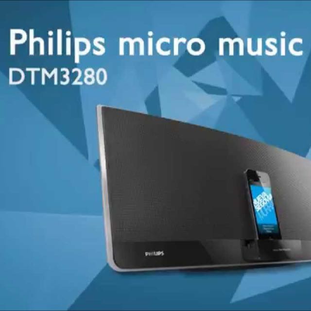 Philips Micro music system DTM3280 DualDock Bluetooth®豐澤, 音響器材, 可攜式音響設備 ...