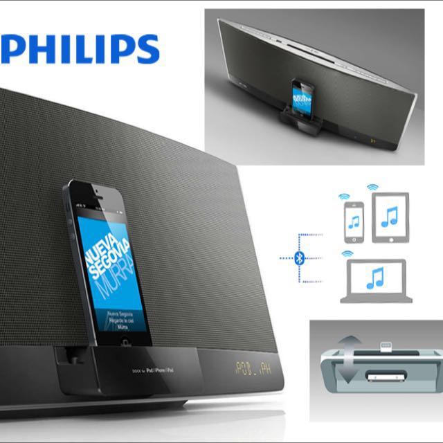 Philips Micro music system DTM3280 DualDock Bluetooth®豐澤, 音響器材, 可攜式音響設備 ...