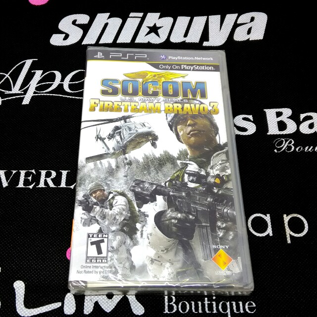 PSP Game SOCOM U.S. Navy SEALs: Fireteam Bravo 3, Video Gaming, Video ...