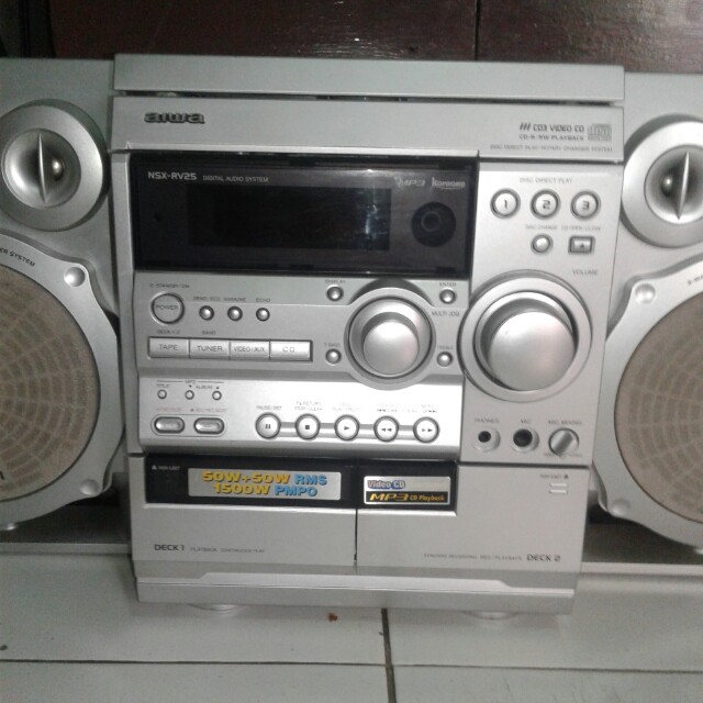 Radio tape vcd compo aiwa, Elektronik, Audio di Carousell