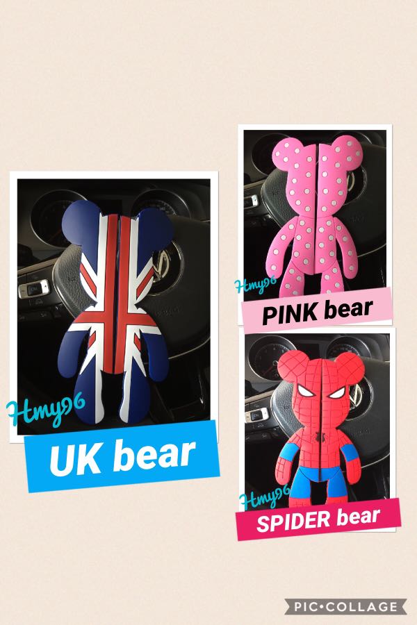 Bearbrick car door sticker, Car Accessories on Carousell