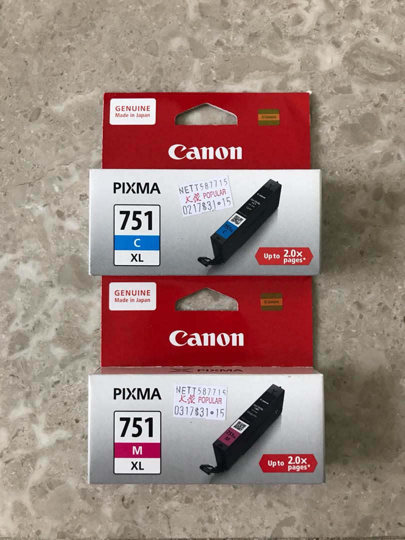 Canon Pixma 751 ink, Computers & Tech, Printers, Scanners & Copiers on ...