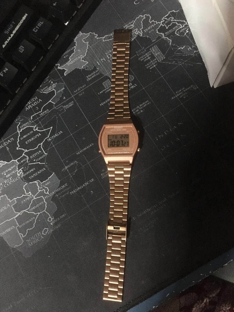 Casio Rose Gold Bronze Watch, Luxury, Watches on Carousell
