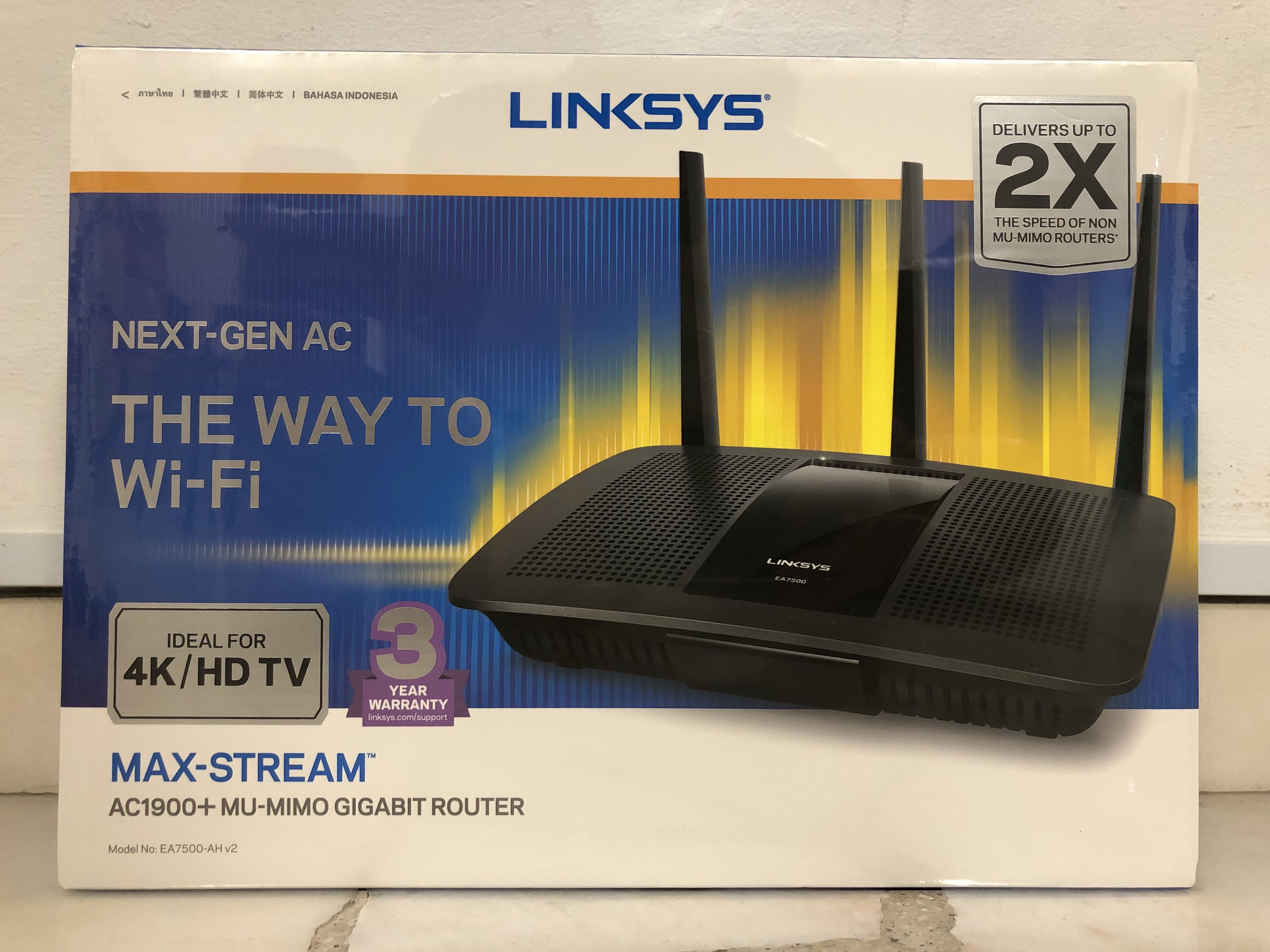 Linksys router, Computers & Tech, Parts & Accessories, Networking on ...
