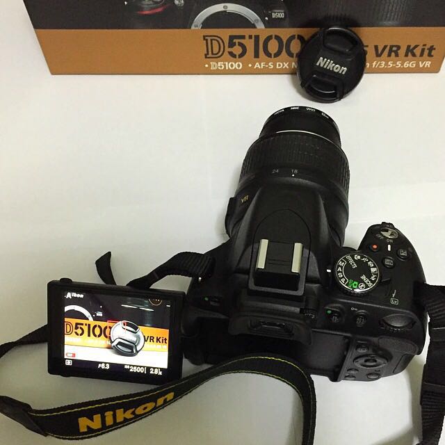 Nikon D5100 18-55 VR Kit, Photography, Cameras on Carousell