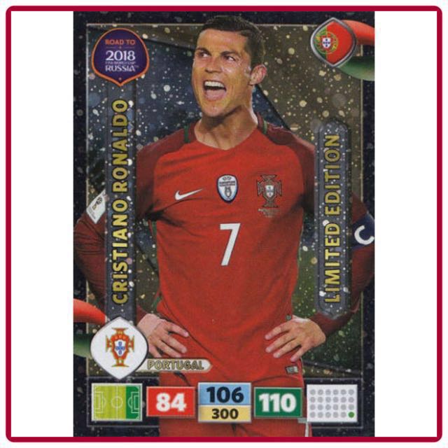 Panini Adrenalyn XL Road To World Cup Russia 2018 Cristiano Ronaldo ...