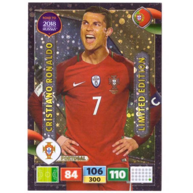 Panini Adrenalyn XL Road To World Cup Russia 2018 Cristiano Ronaldo ...