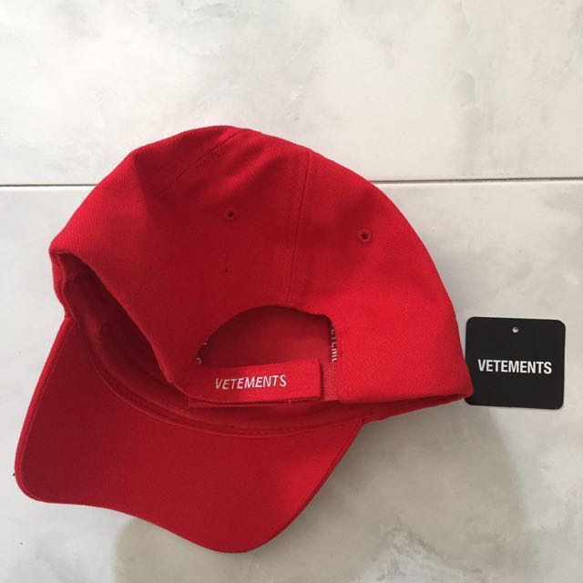 Vetements "Cap", Men's Fashion, Tops & Sets, Tshirts & Polo Shirts on ...