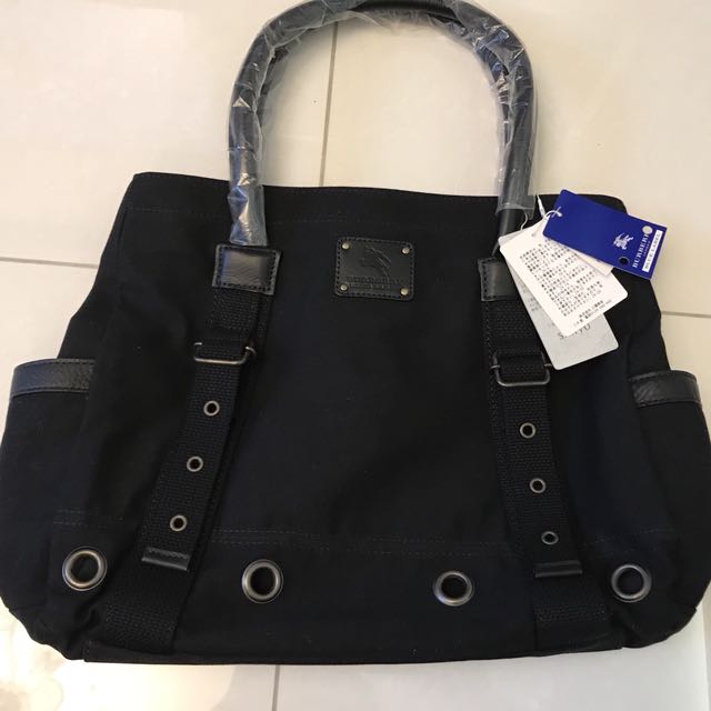 Burberry Blue Label Tote Bag (Black), Women's Fashion, Bags & Wallets ...