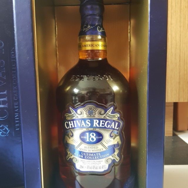 Chivas 18, Food & Drinks, Alcoholic Beverages on Carousell