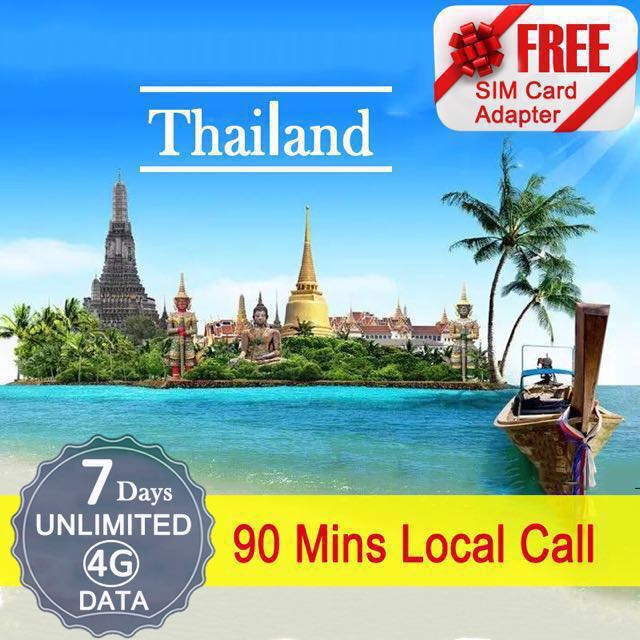 【Dtac/AIS/Truemove】Thailand SIM Card Unlimited Data 8 Days, Tickets & Vouchers, Local ...