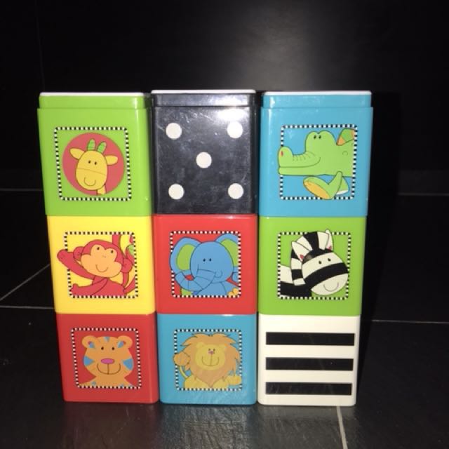 ELC Jungle Wonder Cubes, Hobbies & Toys, Toys & Games on Carousell