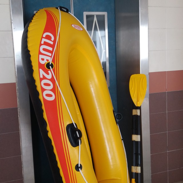 Intex swimming pool inflatable boat, Babies & Kids, Toys & Walkers on ...