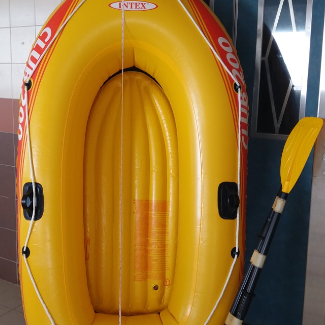 Intex swimming pool inflatable boat, Babies & Kids, Toys & Walkers on ...