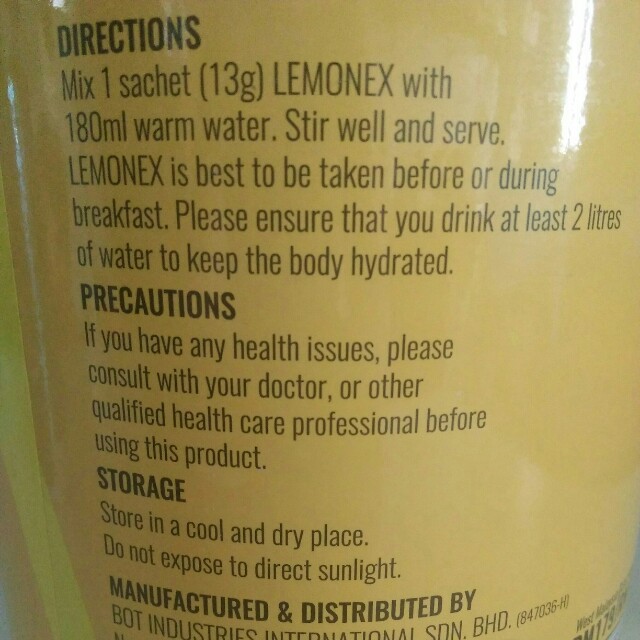 Lemonex, Health & Nutrition, Health Supplements, Vitamins & Supplements ...