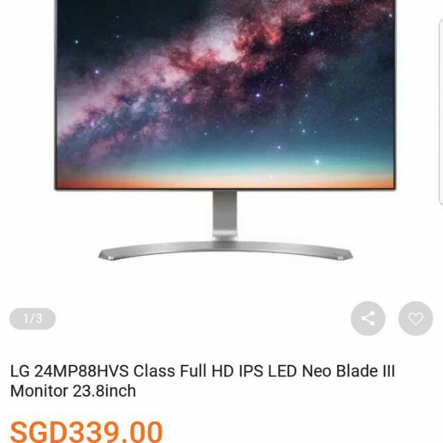 LG ultra thin monitor screen, Computers & Tech, Parts & Accessories ...