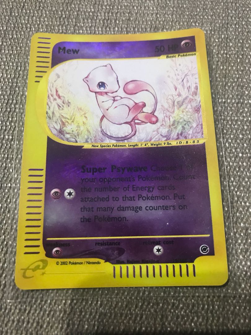 Mew Pokemon Card Reverse Holo Rare 19/165, Hobbies & Toys, Toys & Games ...