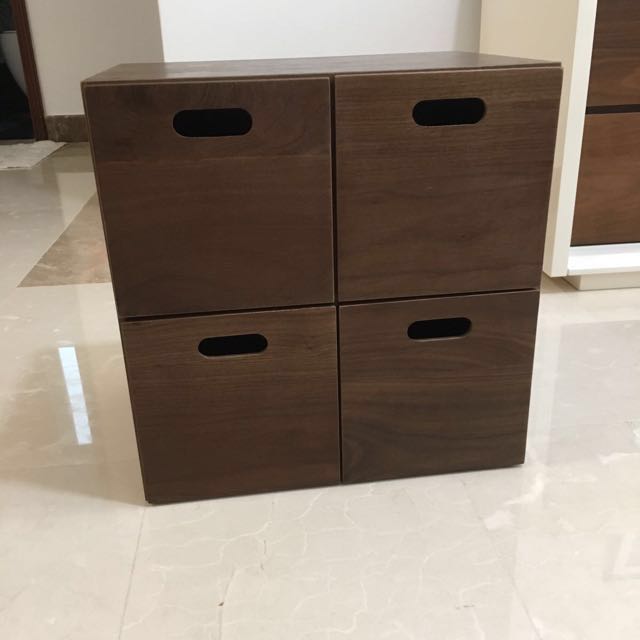 Muji Stacking Chest / 4 Drawers, Furniture & Home Living, Home Decor ...