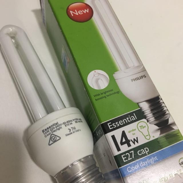 Philips LED Light Bulb, Furniture & Home Living, Lighting & Fans ...