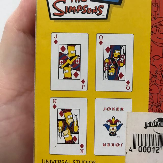 The Simpsons Poker Cards, Hobbies & Toys, Toys & Games on Carousell