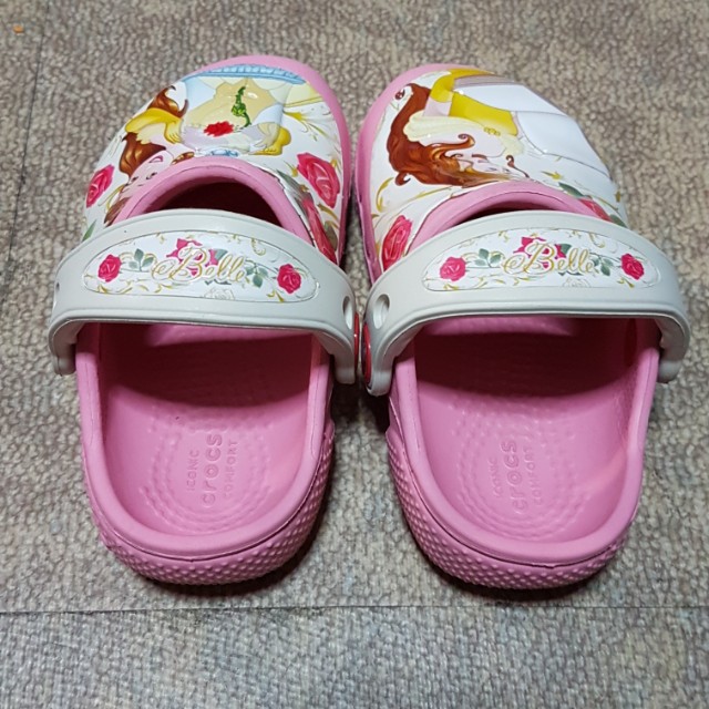 Crocs kids Princess Belle / Beauty and Beast Clog, Babies & Kids ...