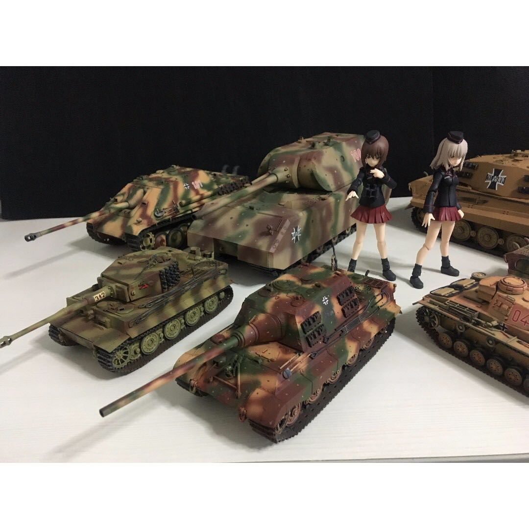 Panzer Vor!! Figma Girls Und Panzer Maho Nishizumi & Erika Itsumi Set ...